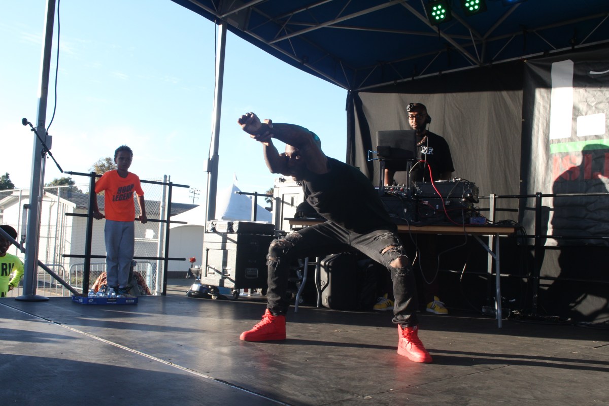 Bones the Machine Reps for Brooklyn – Davey D Photos